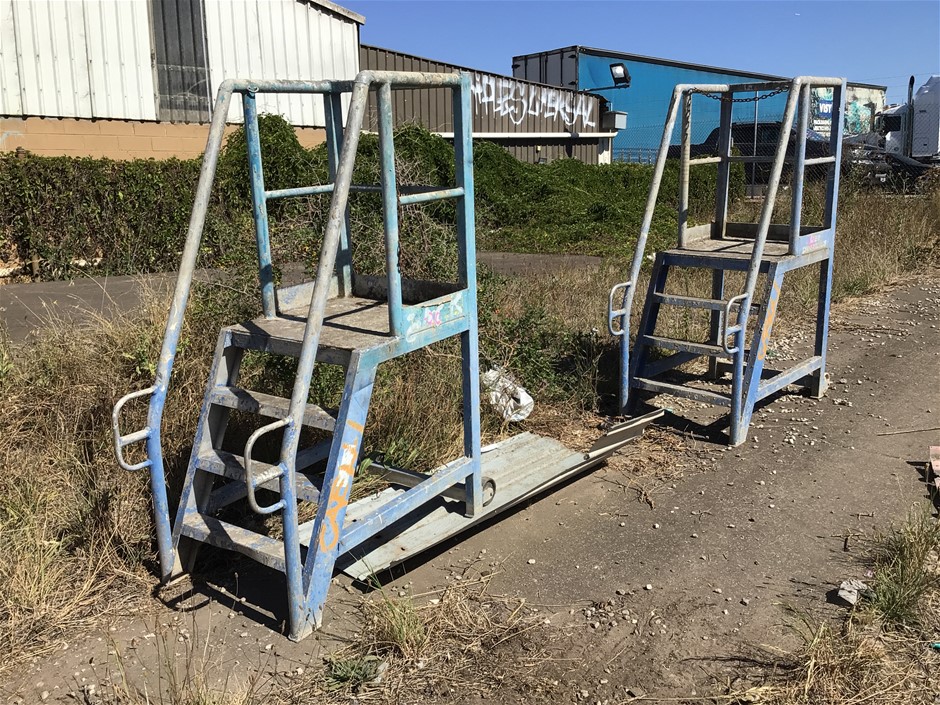 Pair of Step Ladder Platforms Auction (0020-3028168) | Grays Australia