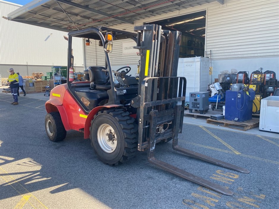 2019 ForkForce FD35T-AT-YMA Rough Terrain 2T Diesel Container Mast ...