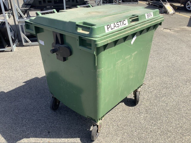 Green Plastic Skip Bin Auction (0065-9048245) | Grays Australia