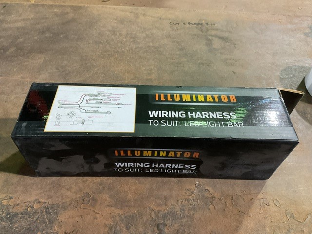 Illuminati’s Wiring Harness To Suit LED Light Bar Auction (0118-9048438 ...
