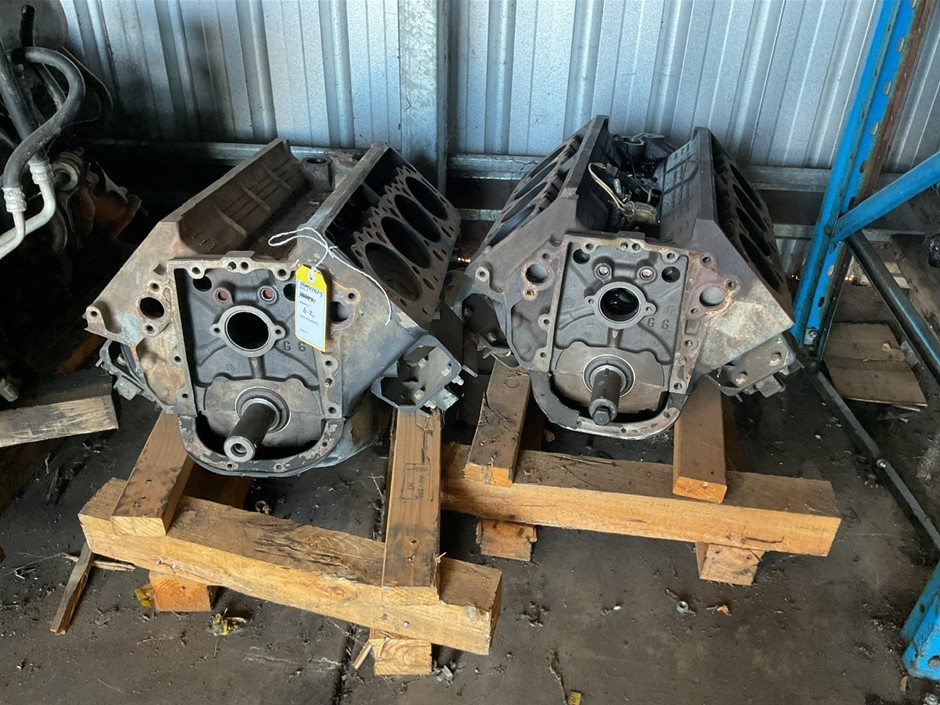 2x 6.2L V8 Engine Blocks Auction (0252-9048791) | Grays Australia