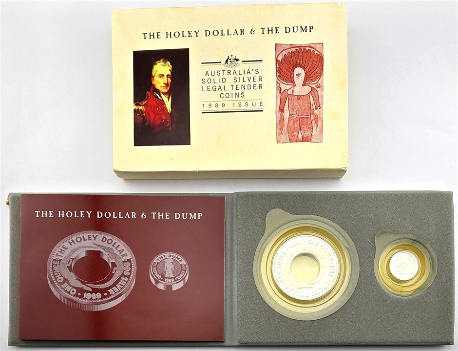 SOLID SILVER DOLLAR AND DUMP COIN SET Auction (0010-2558130) | Grays ...