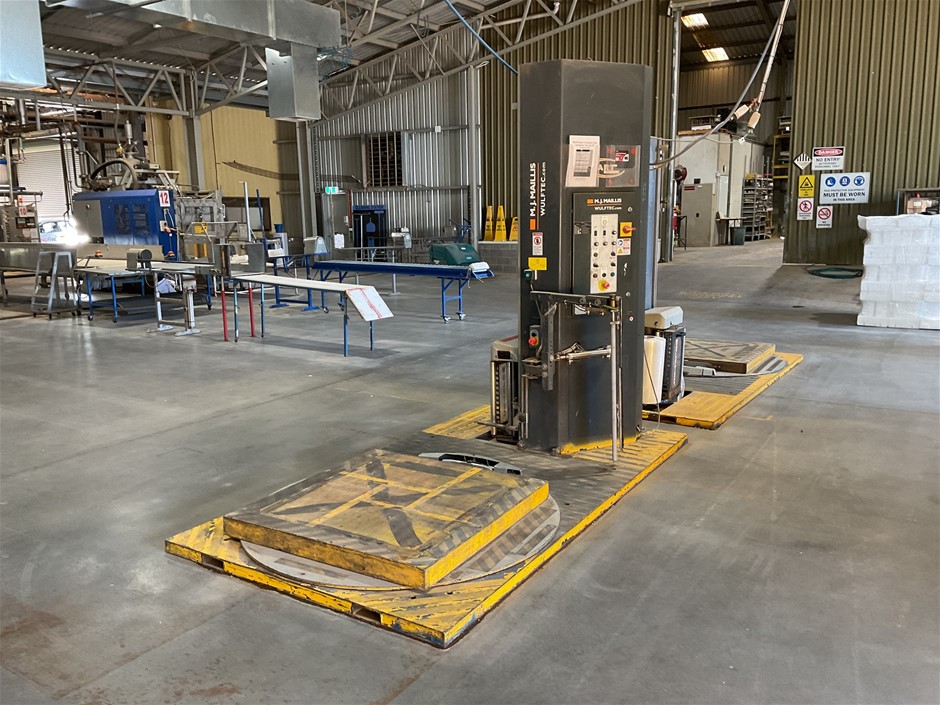 MJ Maillis WSMLPA-200S Automatic Pallet Wrapper Auction (0124-3027738 ...