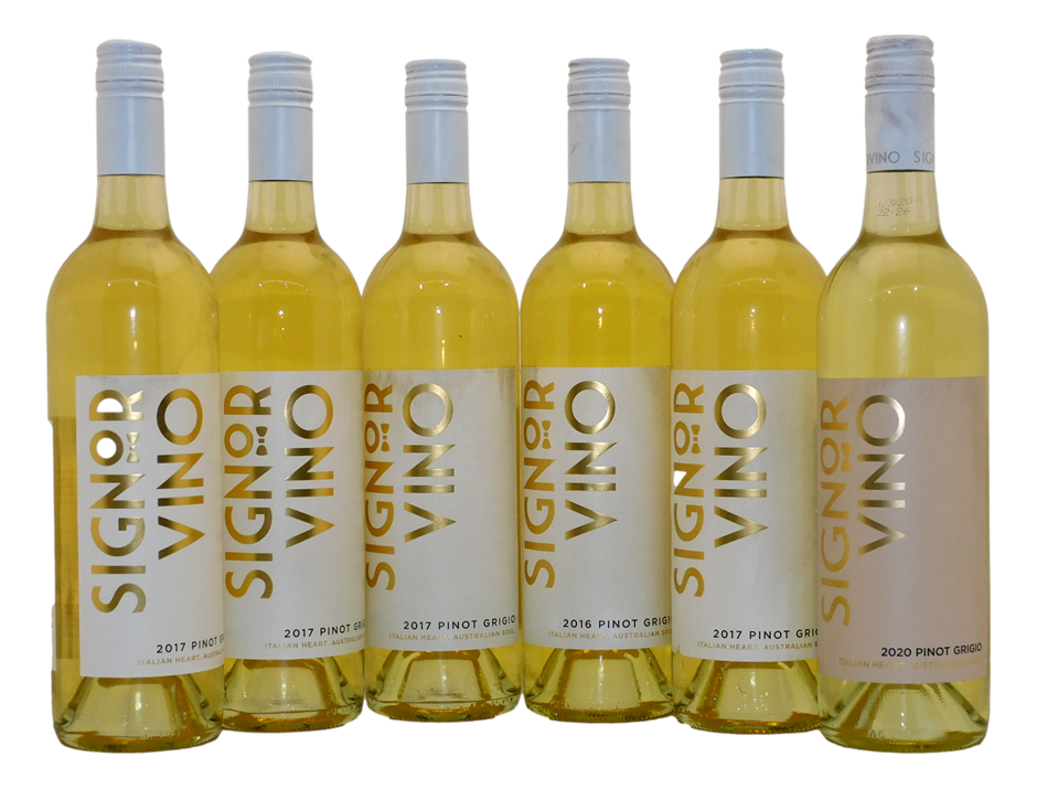 Pack Of Assorted Signor Vino Pinot Grigio (6x 750mL) SEA Auction (0138 ...