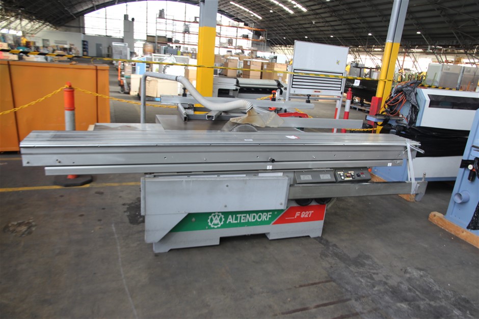 2002 Altendorf F 92T Sliding Panel Saw Auction (0001-5055723) | Grays ...