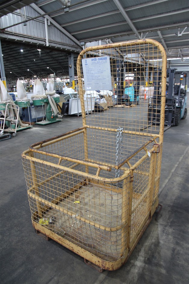 1994 Hyco-Cascade WP-3 Steel Safety Man Cage Auction (0027-2188394 ...