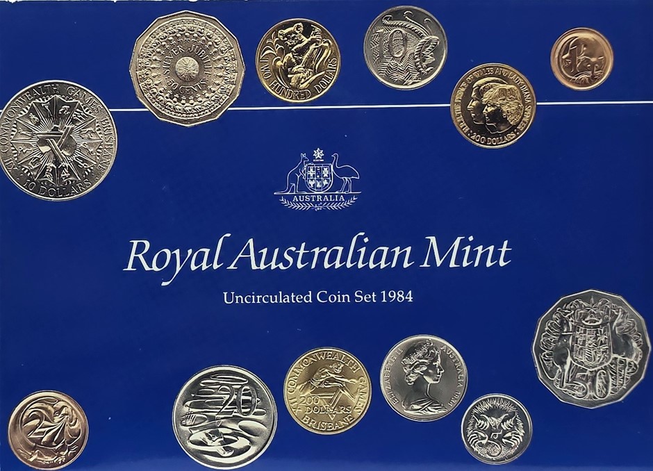 1984 ROYAL AUSTRALIAN MINT COIN SET Auction (0003-2558557) | Grays ...