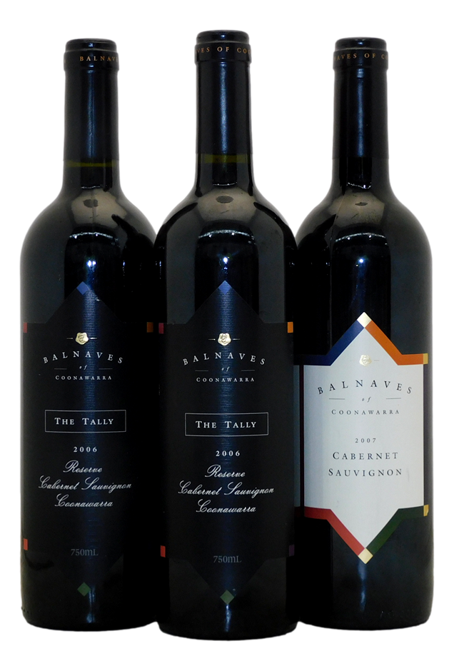 Balnaves The Tally Cabernet Sauvignon Pack Mixed Vintage (3x 750mL ...