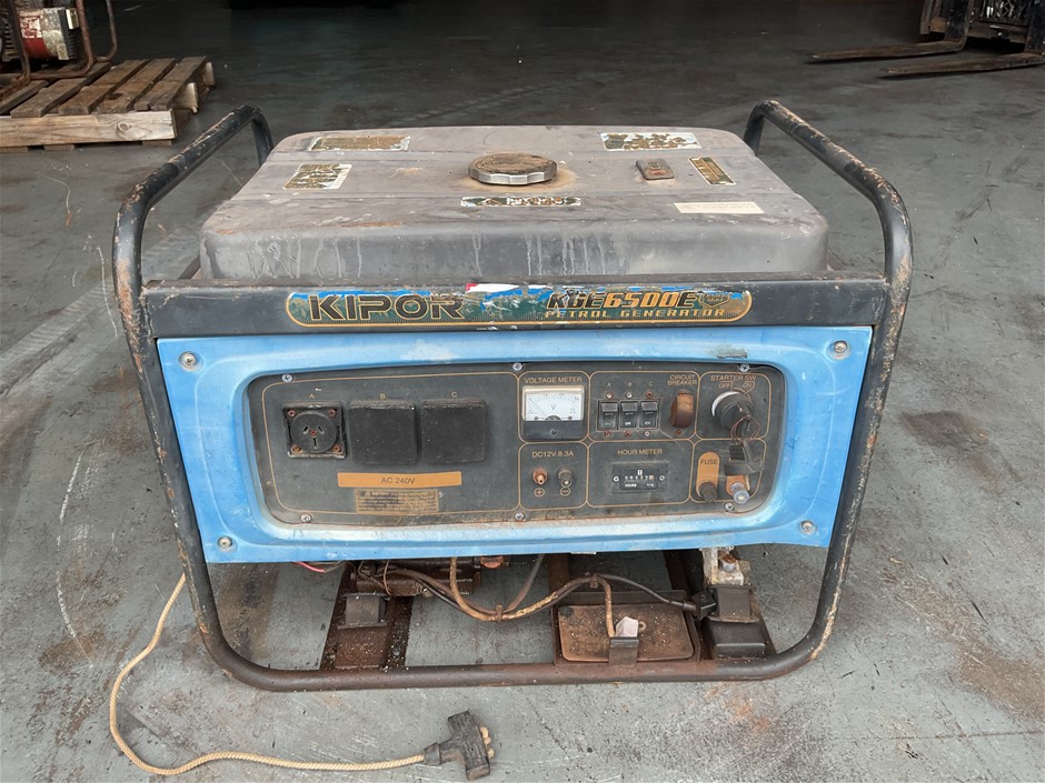 Kiport petrol generator Auction (0008-8018467) | Grays Australia