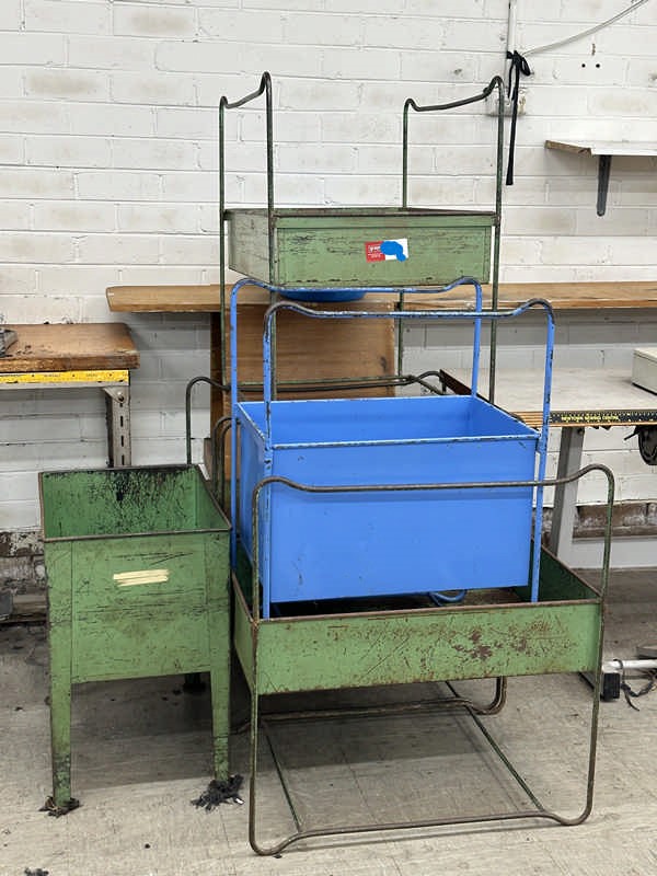 5 x Industrial Metal Bin Storage Units Auction (0099-5055634) | Grays ...