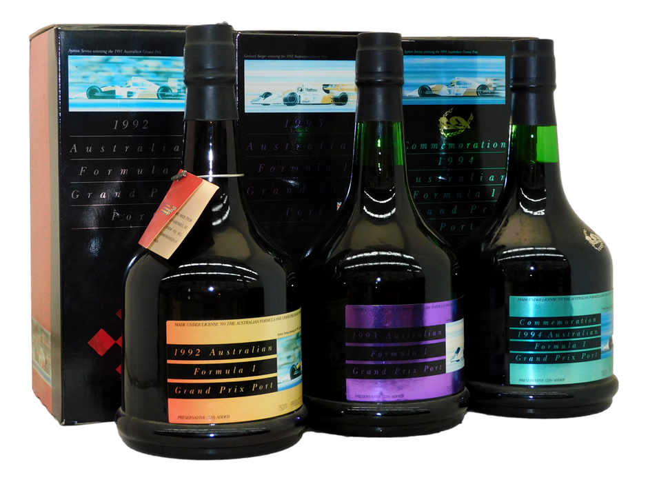 Assorted Australian Formula 1 Grand Prix Port Pack (3x 750mL) SA ...