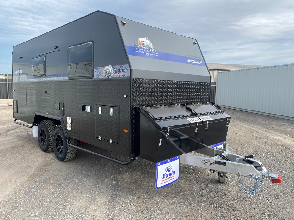 2023 EAGLE WARRIOR 17 HRT CARAVAN Auction (0001-60044289) | Grays Australia