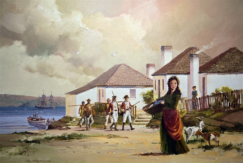 FRANCIS JAMES (BOB) BOOTH (1927 - 2003), Original Oil Painting Canvas ...