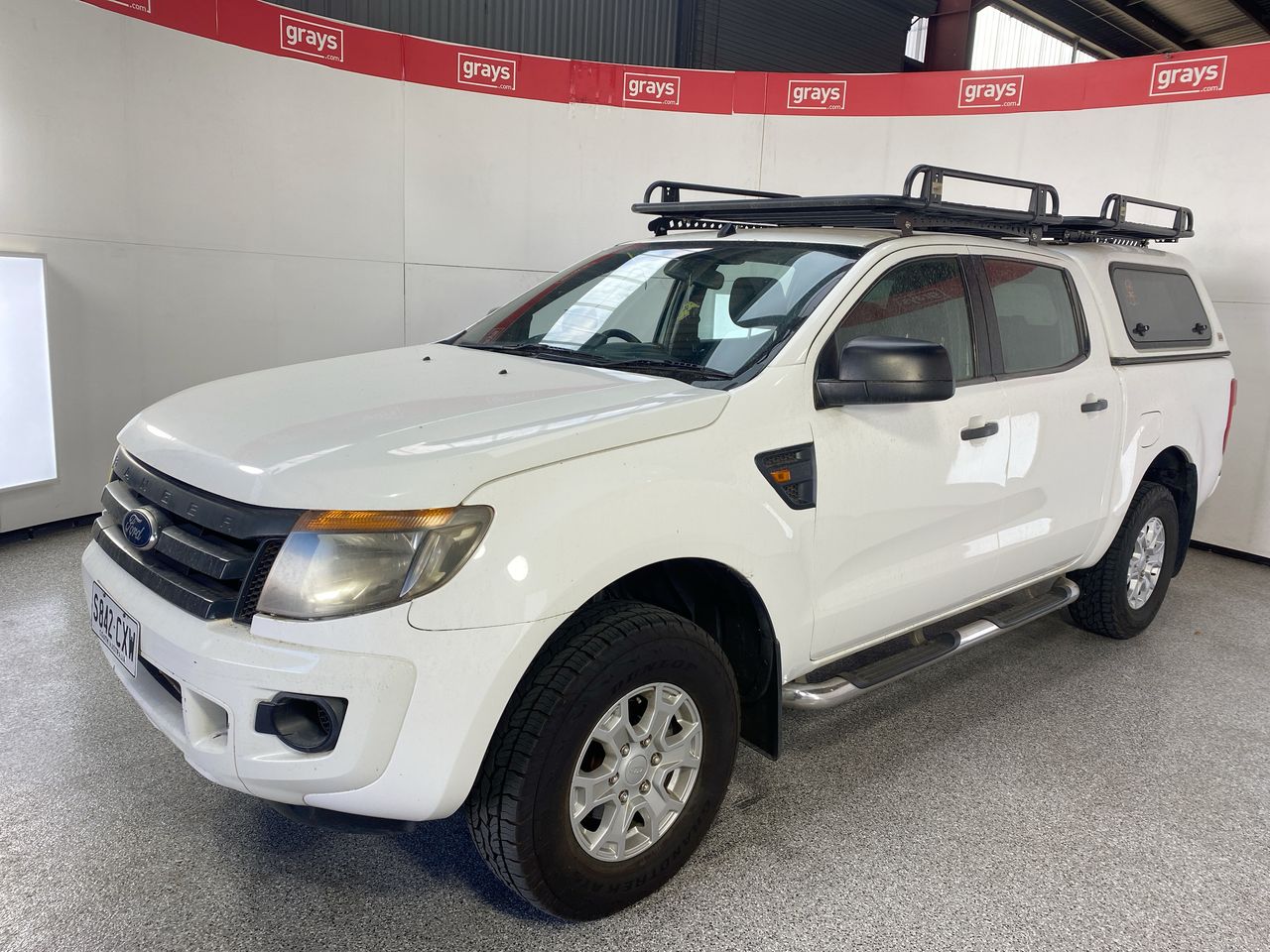 2013 Ford Ranger XL 4X4 PX Turbo Diesel Automatic Crew Cab Chassis ...
