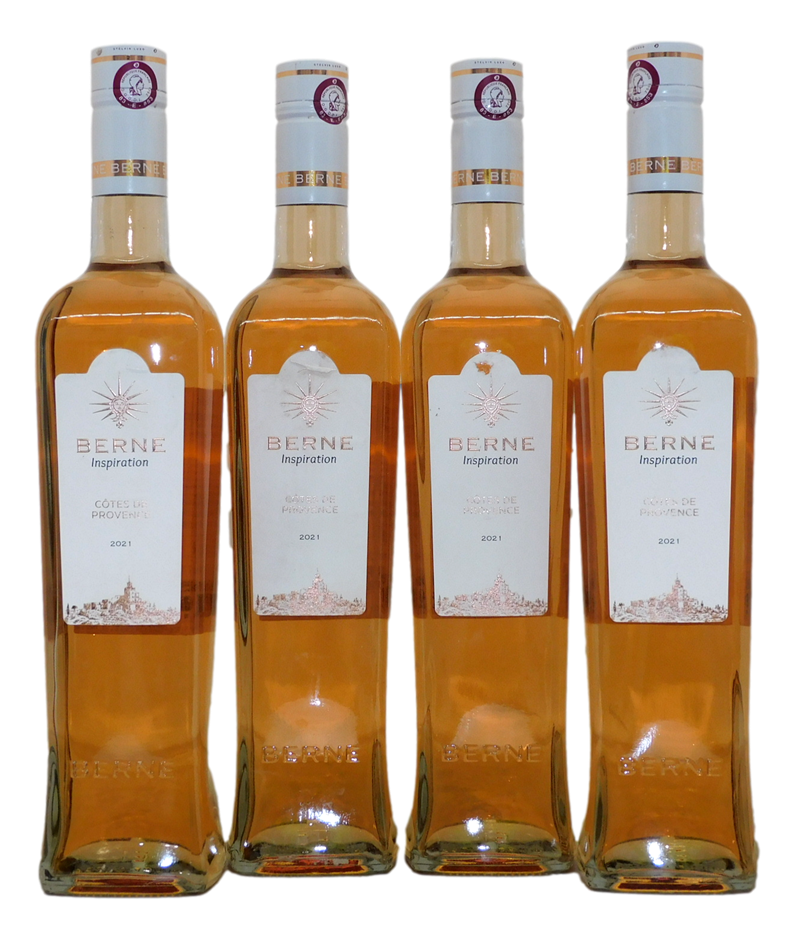 Berne Inspiration Cote d Provance Rose 2021 (4x 750mL) Provance, France ...