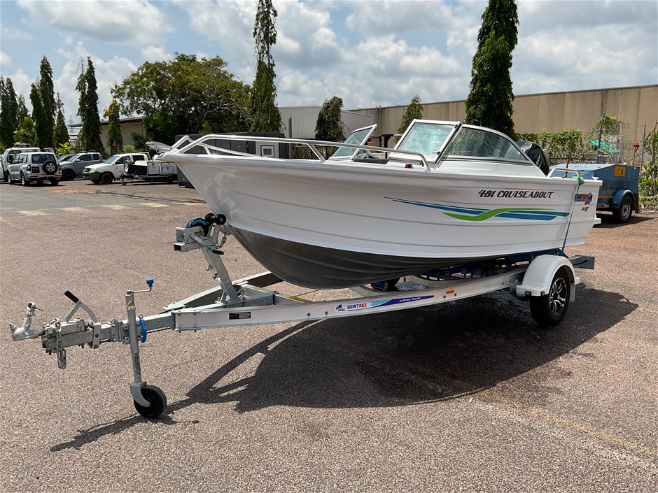2019 Quintrex 481 Cruiseabout Power Boat Auction (0001-8018553) | Grays ...