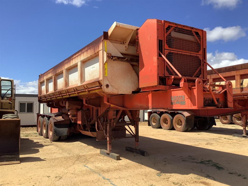 2007 Powertrans Side Tipper Triaxle Side Tipper Trailer Auction (0013 ...