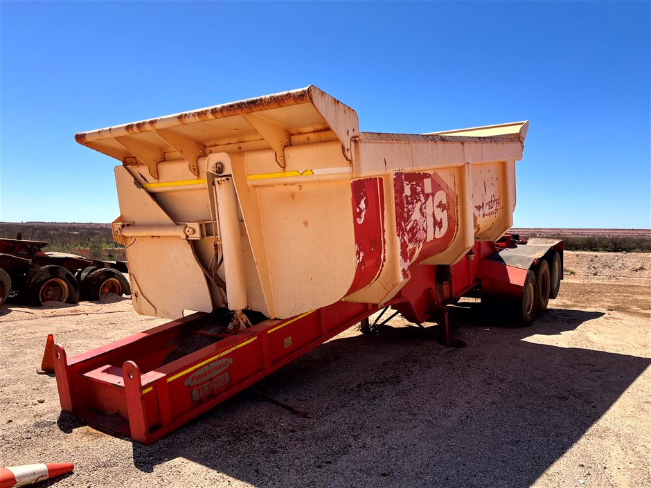 2011 Powertrans Triaxle Side Tipper Lead Trailer Auction (0007-9049295 ...