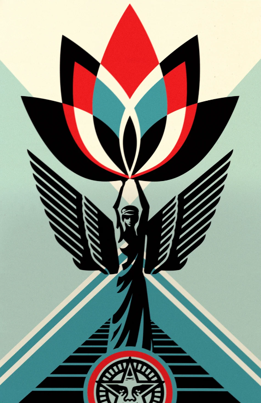 SHEPARD FAIREY (OBEY) (1970 - ), Hand-Signed Original Offset Lithograph ...
