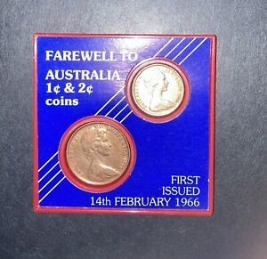 1966 Farewell To Australia 1c-2c Coins Set in Case Auction (0005 ...