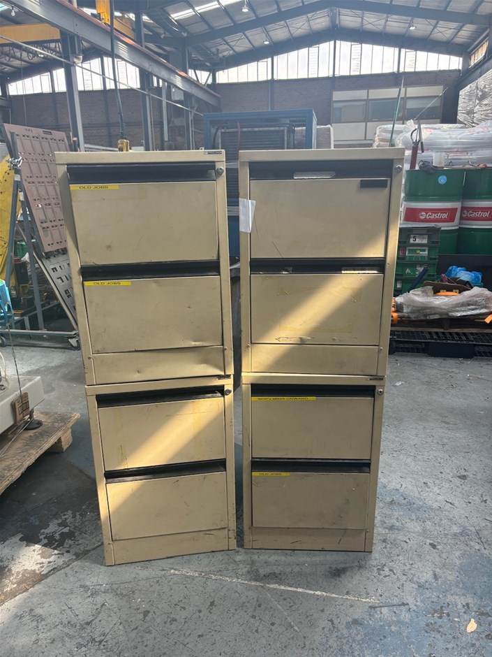 4 x Filing Cabinets. Auction (0014-3028952) | Grays Australia