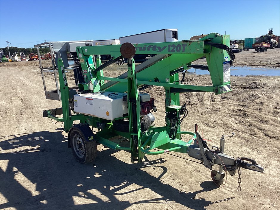 2013 NIFTY 120TPE Single Boom Lift Trailer Auction (0005-7051681 ...