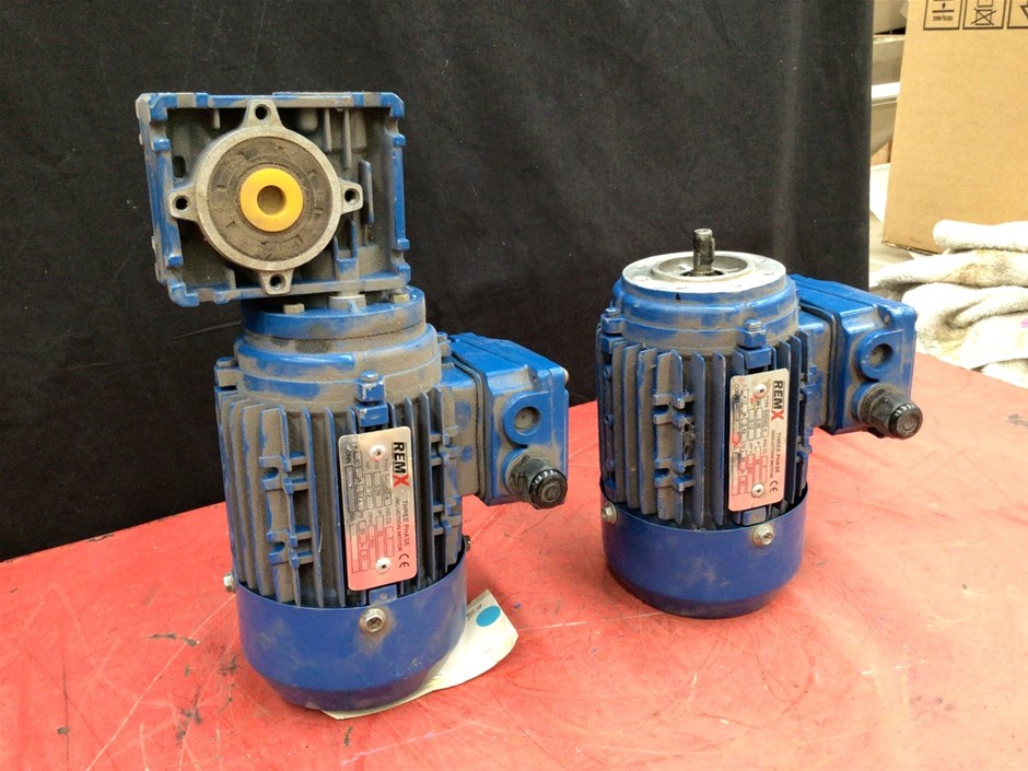2 x Never Used REMX MS562-4 Induction Motors Auction (0023-3028720 ...