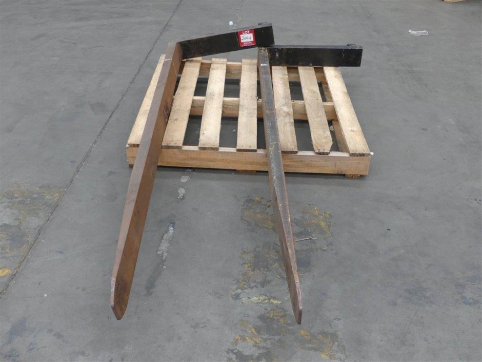 Set of Long Forklift Tines (NOT Extension Tines) Auction (2004-5056156 ...