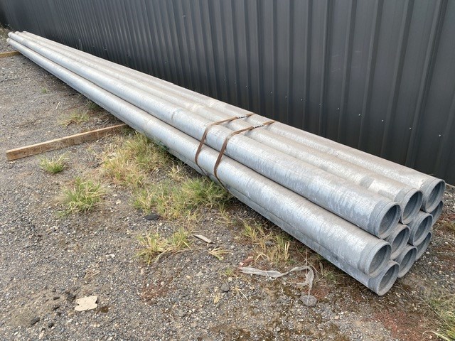 No Reserve - Unused HD Galvanised Line Pipes