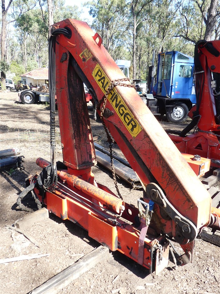 1994 Palfinger PK8000 Articulated Hydraulic Truck Crane Auction (0052 ...