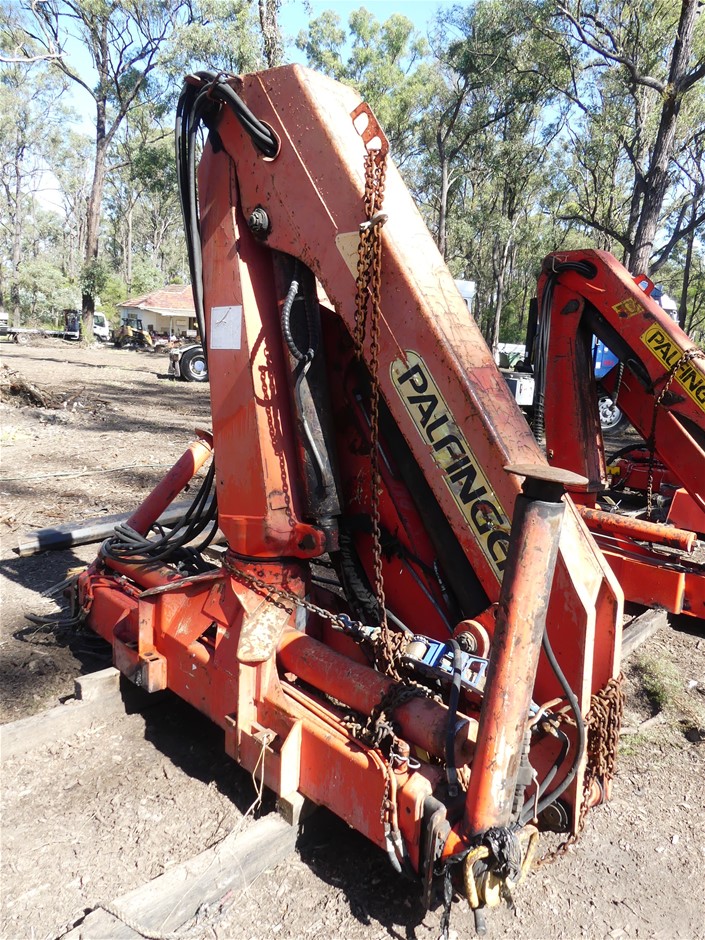 1990 Palfinger PK10500B Articulated Hydraulic Truck Crane Auction (0053 ...