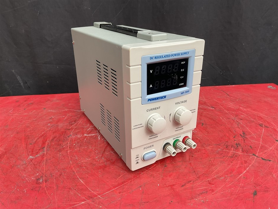 Powertech DC Regulated Power Supply Auction (0015-3028777) | Grays ...