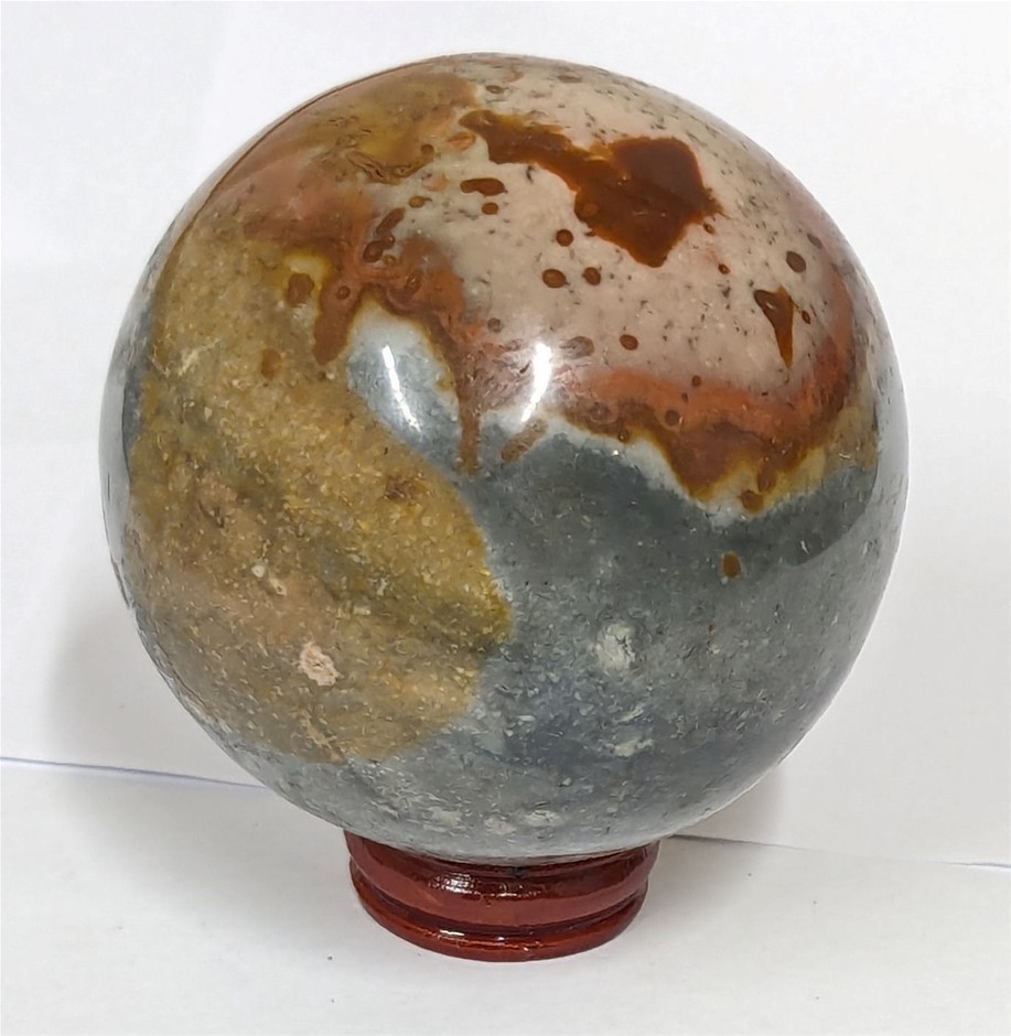 Polychrome Crystal Ball Sphere From Madagascar Auction (0027-2558639 ...