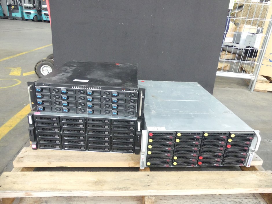 Pallet Of Assorted Brand/ Model Server Storage Approx Includes Auction ...