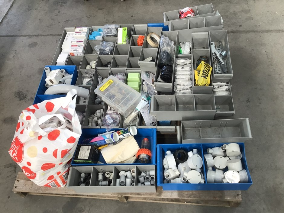 Quantity of Electrical Components, Fixings and Sundry Items Auction ...