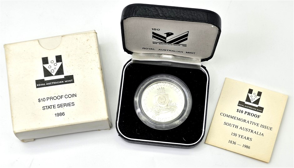 1986 SILVER PROOF COIN Auction (0012-2559099) | Grays Australia