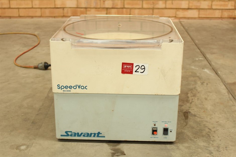 Laboratory Concentrator, "Savant" SpeedVac SC-200 Auction (0029-5056060 ...