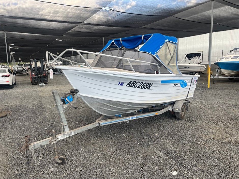 QUINTREX 475 BAYHUNTER CAPRICE- NO RESERVE Auction (0001-10081941) | Grays Australia
