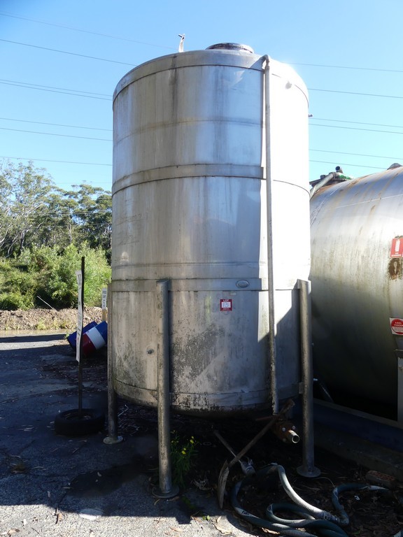 Tieman Stainless Steel Vertical Tank Auction (0013-5056144) | Grays ...