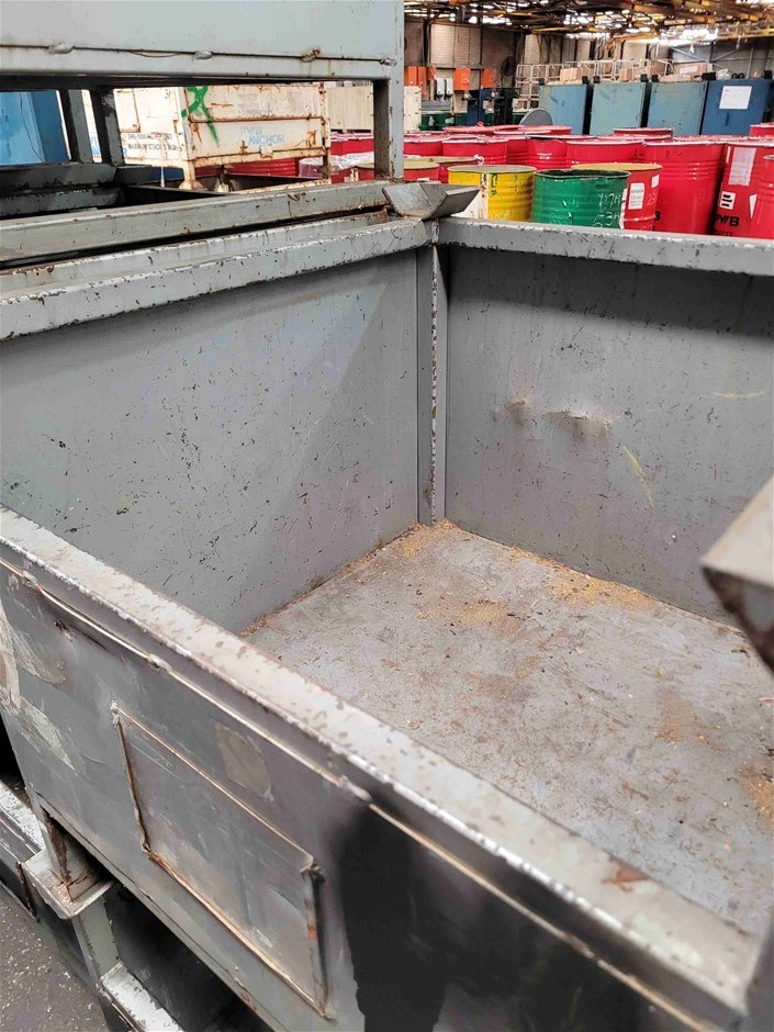 Qty 10 x Grey Stackable Stillage- Solid Sided Auction (0002-3028903 ...