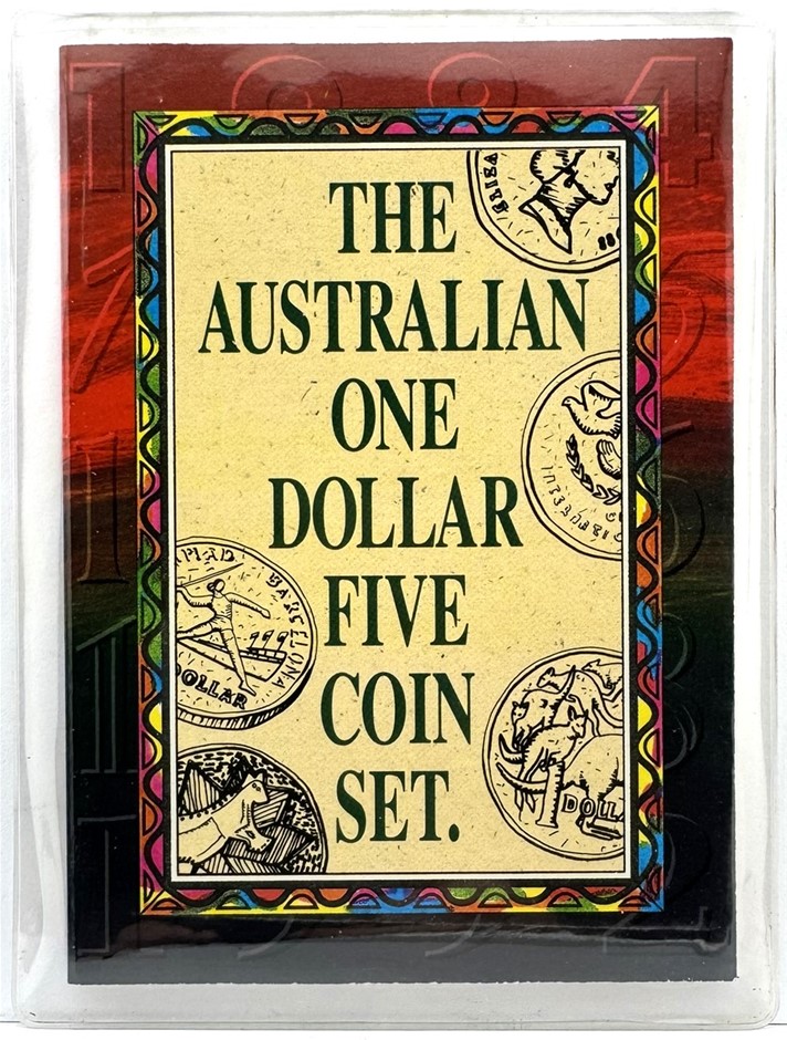 THE AUSTRALIAN ONE DOLLAR FIVE COIN SET Auction (0009-2559344) | Grays ...