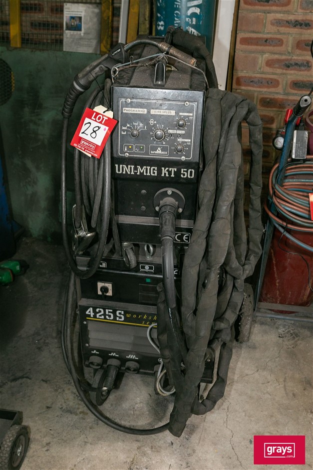 Uni-Mig 425S Mobile Mig Welder Auction (0028-5056349) | Grays Australia