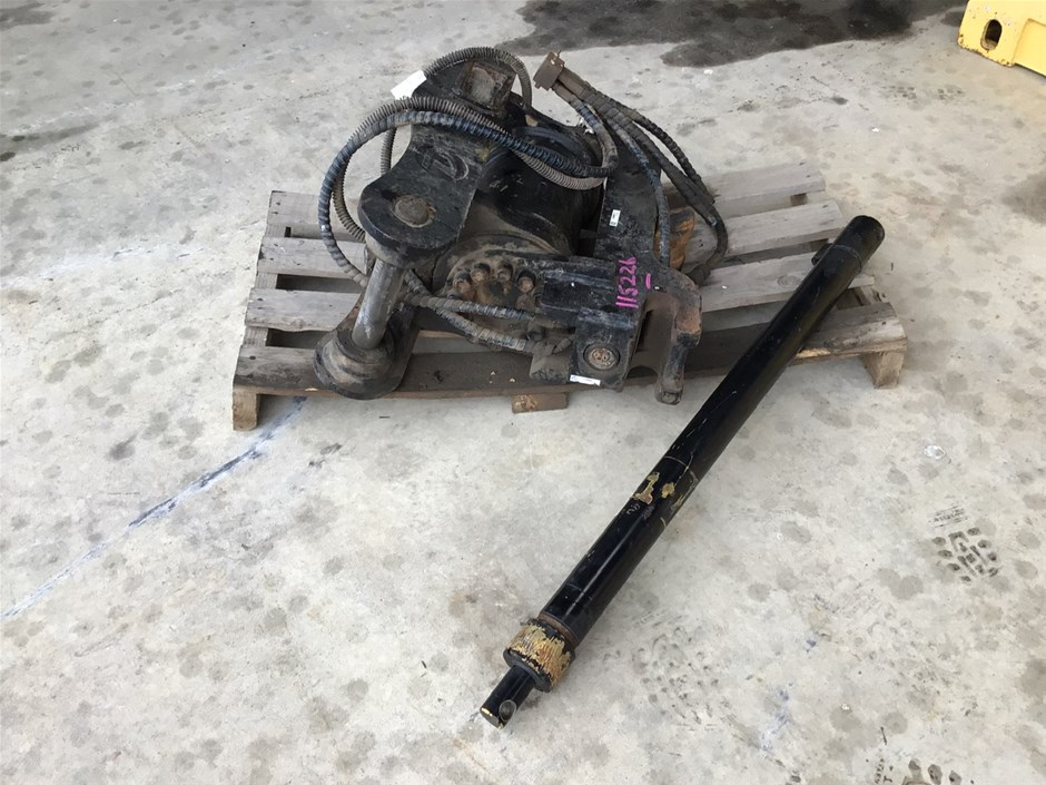 Doherty Excavator Quick Hitch Rotary Tilt with PTO Drive Auction (0004 ...