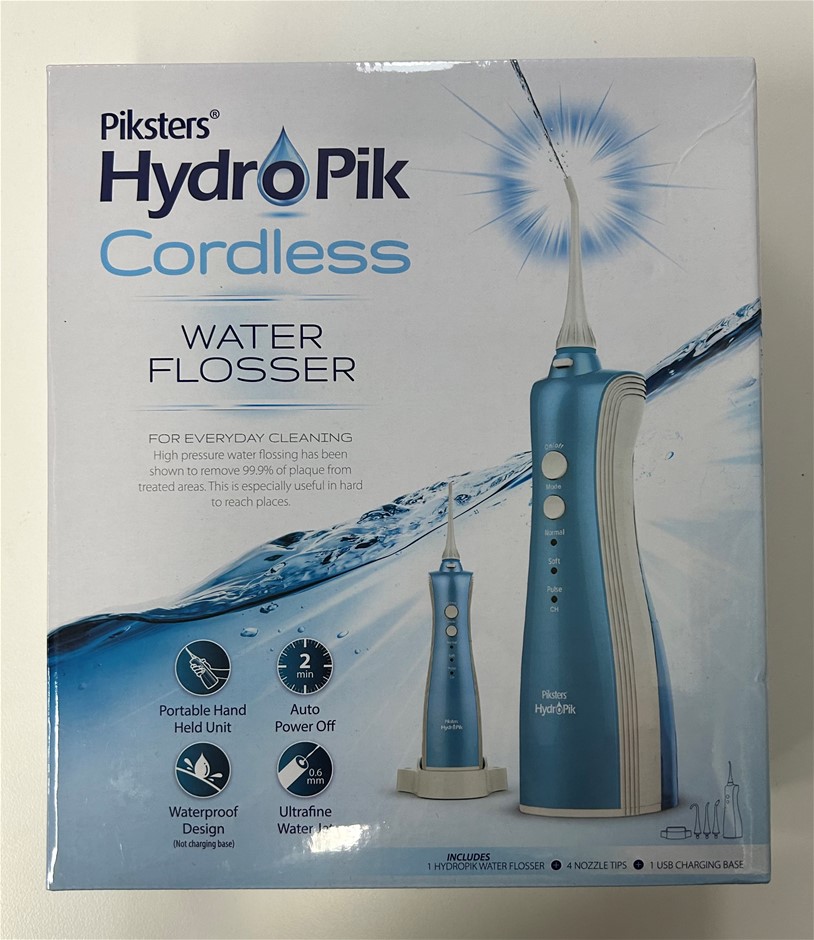 PIKSTERS HydroPik Cordless High Pressure Water Flosser Auction (0013 ...