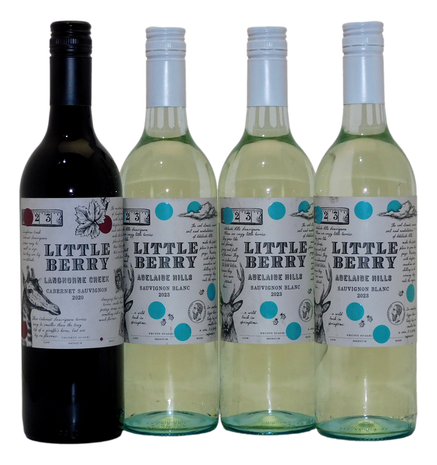 Pack Of Assorted Little Berry (4x 750mL) SA Auction (0100-10729554 ...