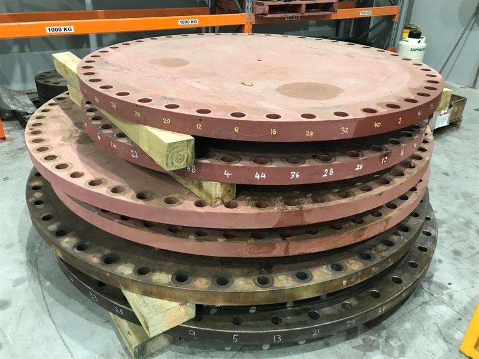 6x Steel Fabricated Test Flanges Auction (0099-3029273) | Grays Australia