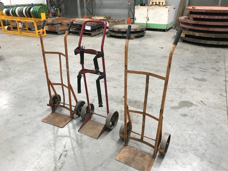 3x Steel Upright Trolleys Auction (0149-3029273) | Grays Australia