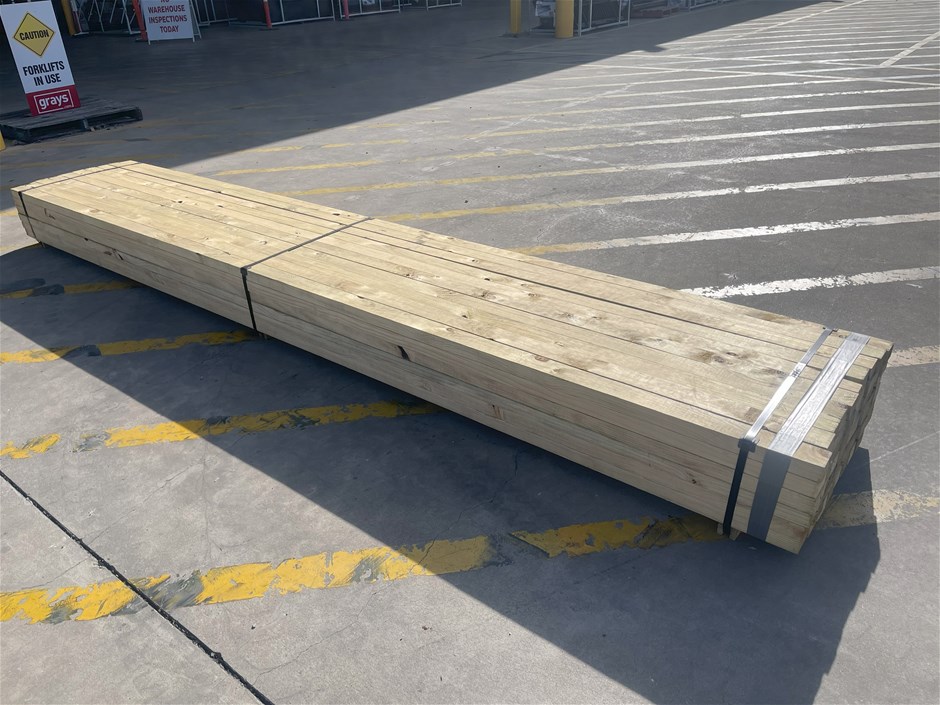 70mm x 45mm x 4200mm Treated Pine Pack, Qty x 60 Pcs Auction (0028 ...