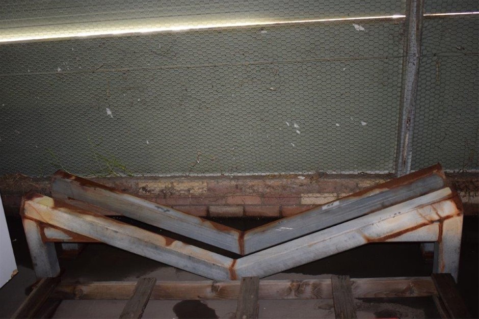 Set of Two Steel Framed "V" Shaped Boat Stands Auction (0055-9051181 ...