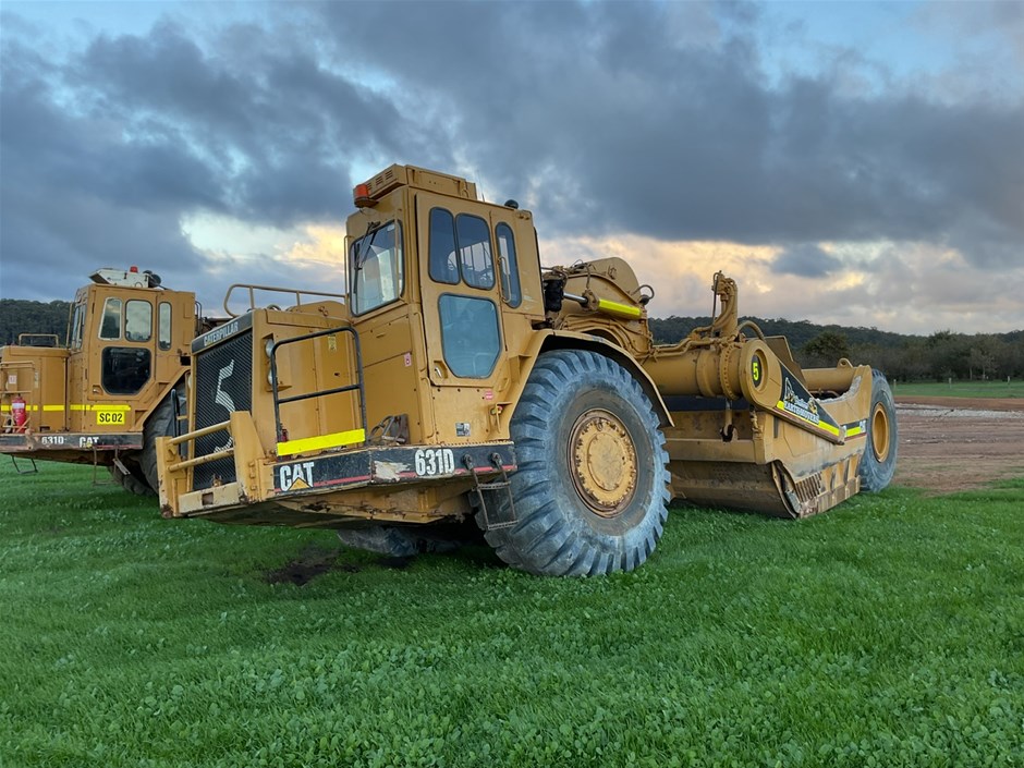 Caterpillar 631D Mobile Scraper (Open Bowl) Auction (0036-9050928 ...